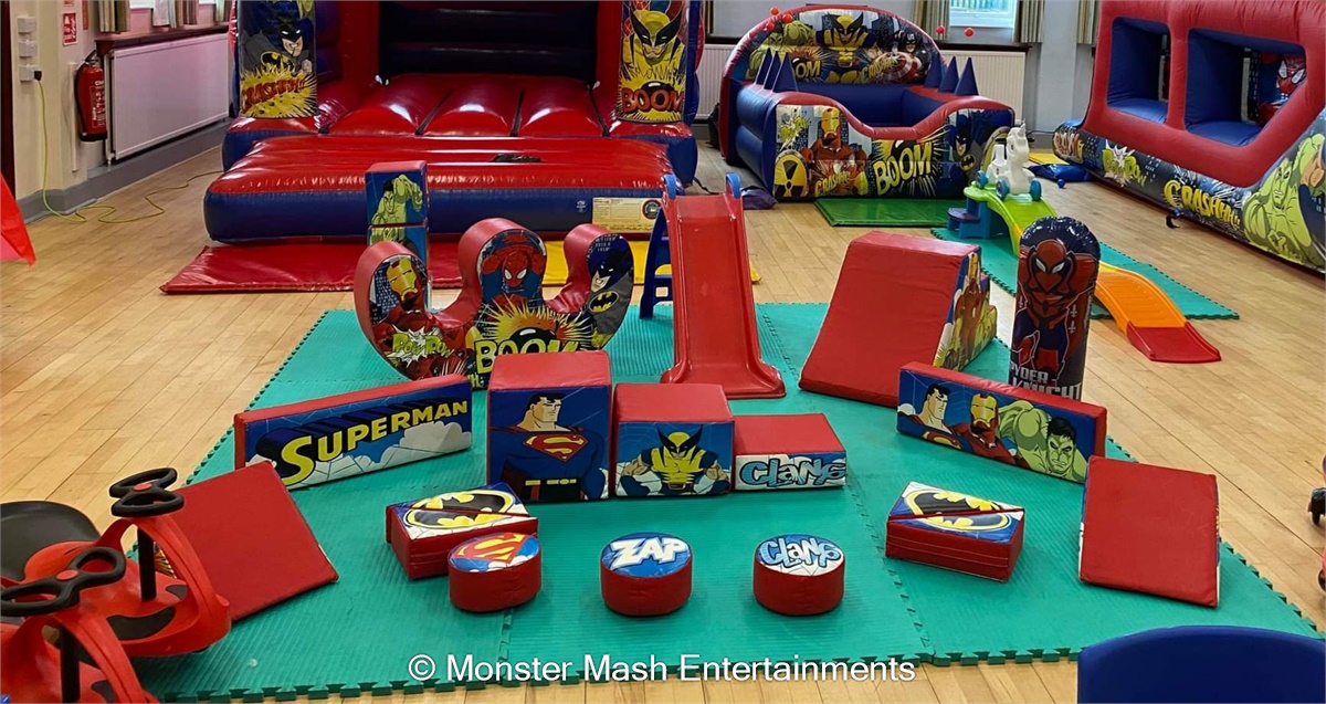 Superhero Ball Pool and Soft Play - Bouncy Castle Hire in Doncaster ...