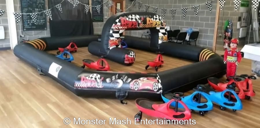 Wiggle car track and transport softplay - Bouncy Castle Hire in ...